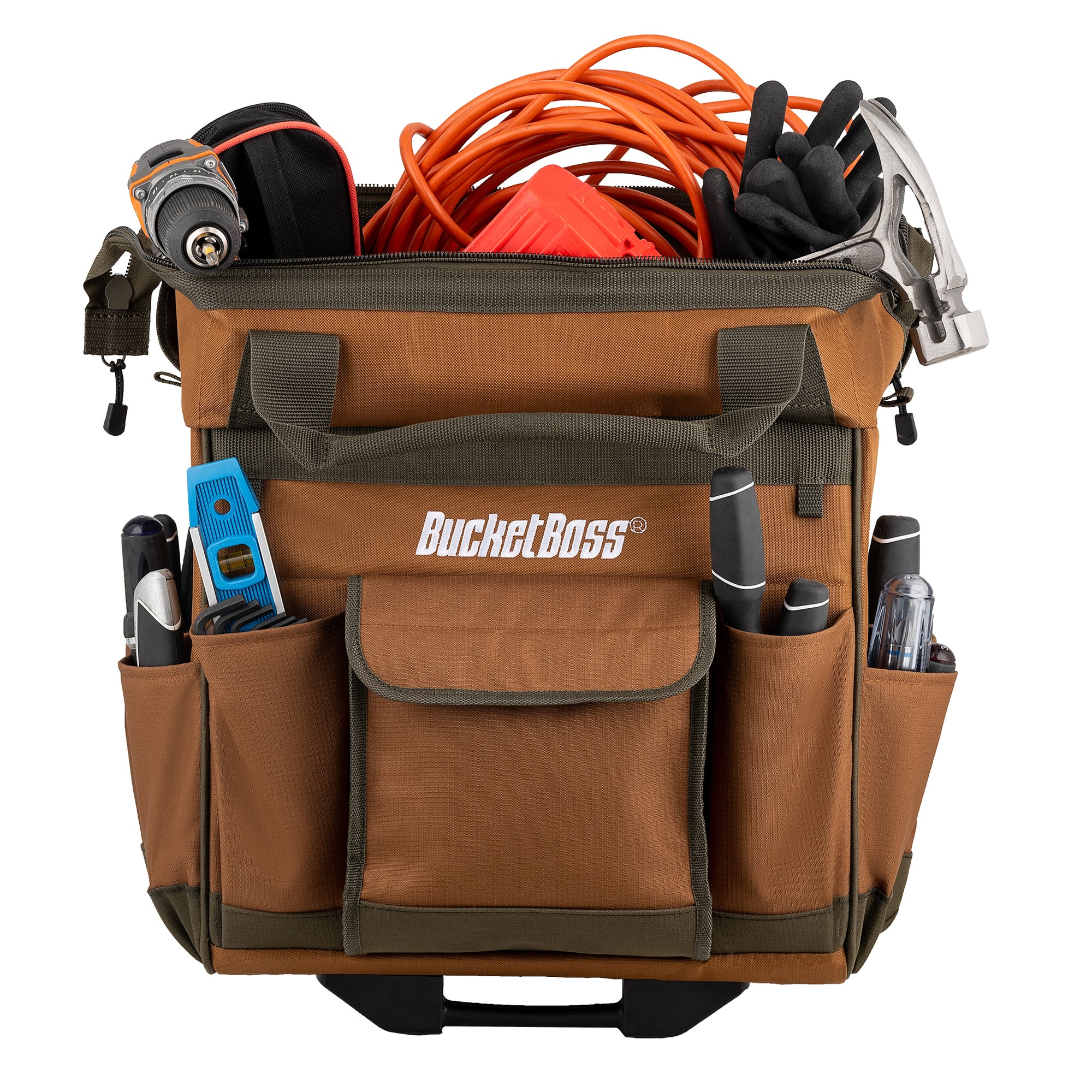 14 in. Rolling Tool Bag - Bucket Boss